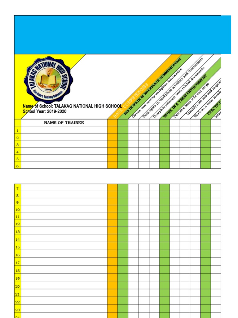 Progress Chart SMAW | PDF