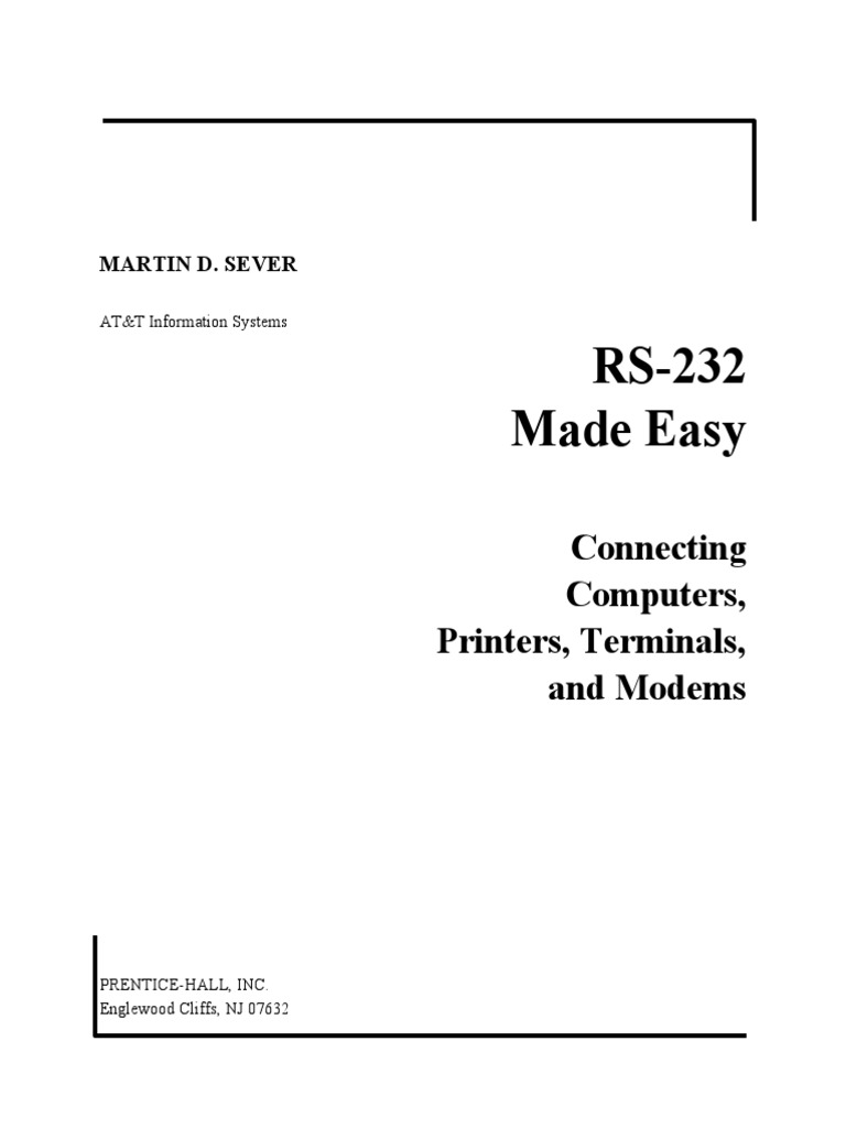 RS232 Made Easy | PDF | Duplex (Telecommunications) | Digital Technology
