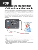 12.0 PSV Calibration Procedure | PDF | Calibration | Gases