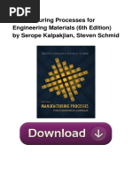 Manufacturing Processes For Engineering Materials | PDF | Microelectromechanical Systems | Machining