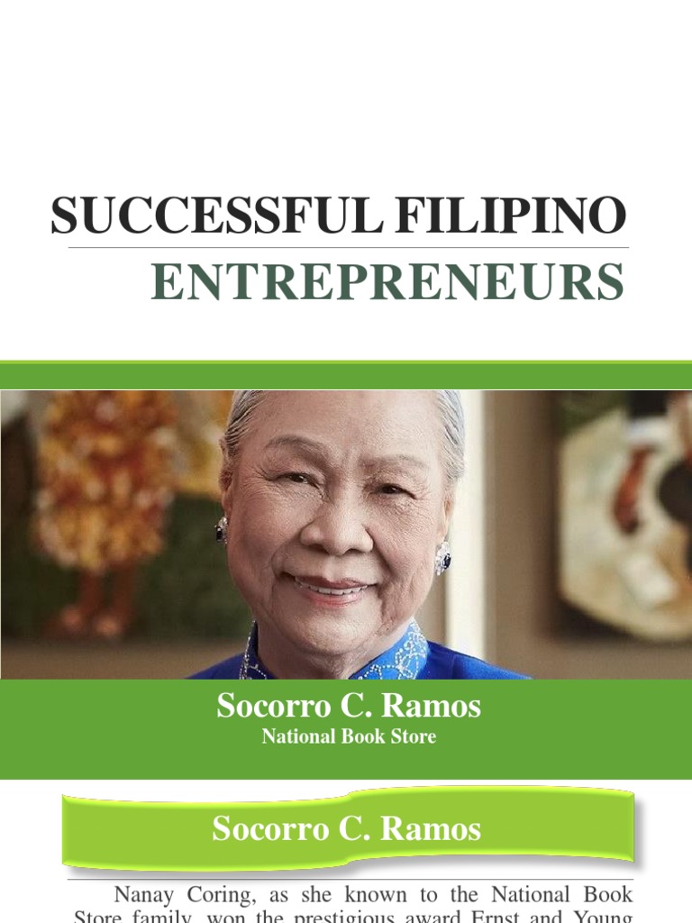 Successful Filipino Entrepreneurs | PDF | Economy Of The Philippines ...