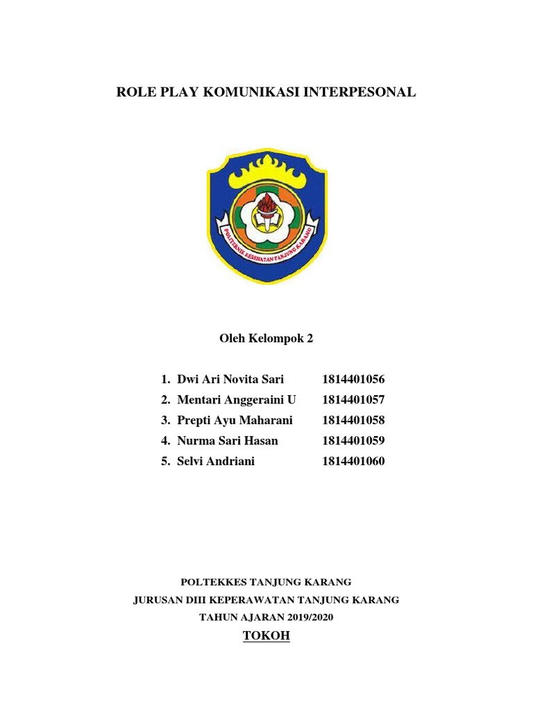 Role Play Komunikasi Interpersonal | PDF