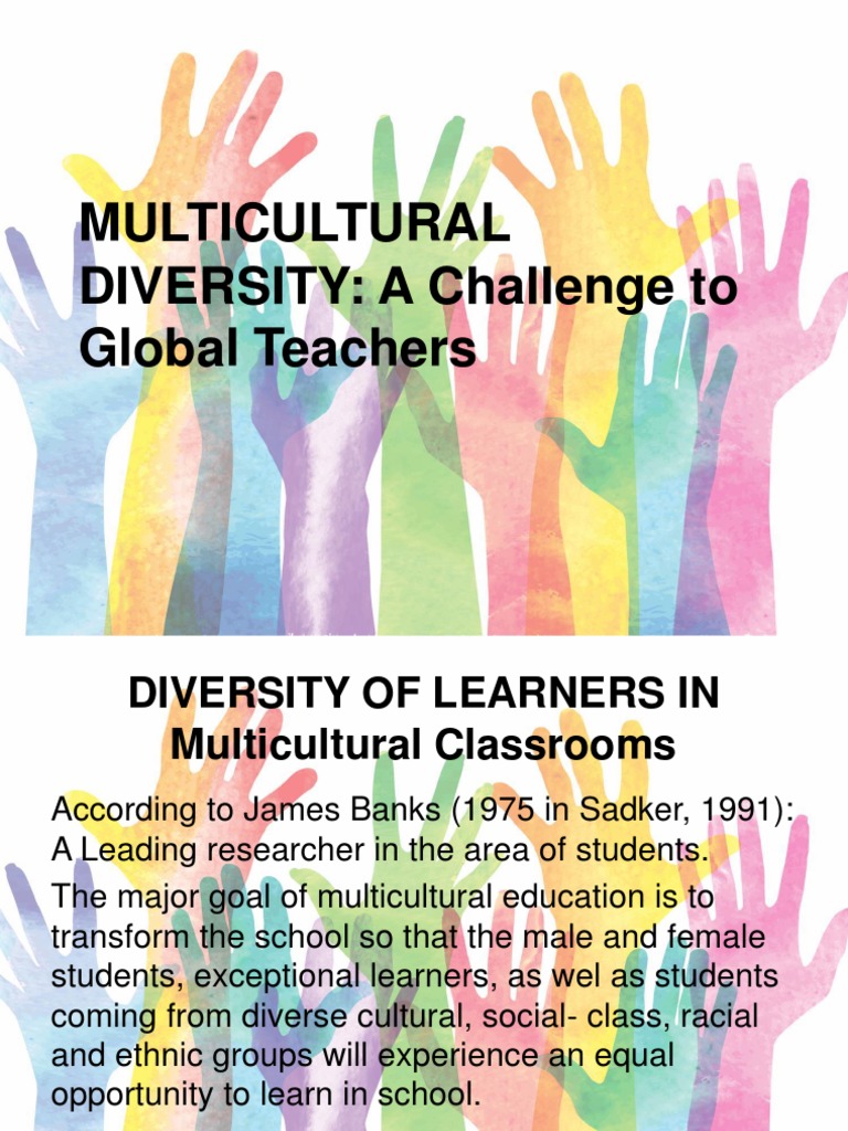 Multicultural Diversity | PDF | Multiculturalism | Teachers