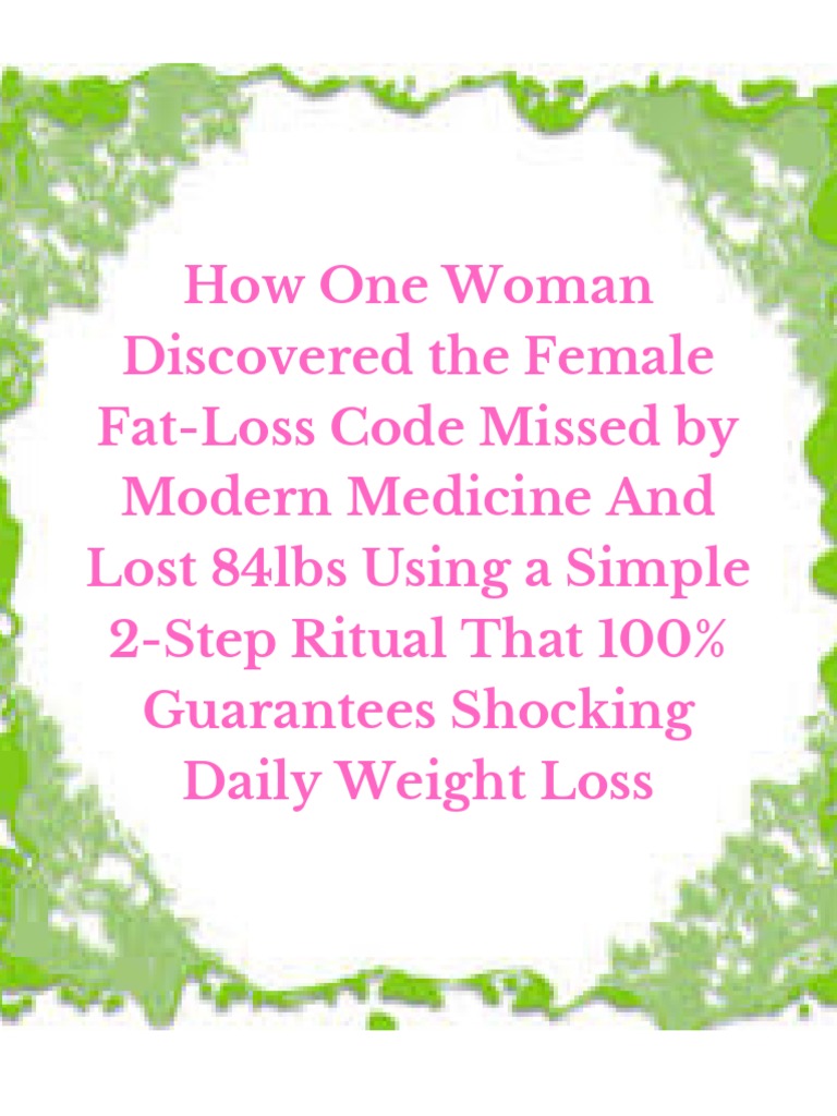 28 Days Weight Loss Program PDF | PDF | Obesity | Weight Loss