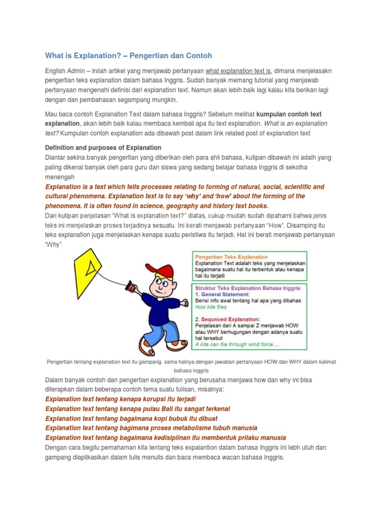 Contoh Text Explanation