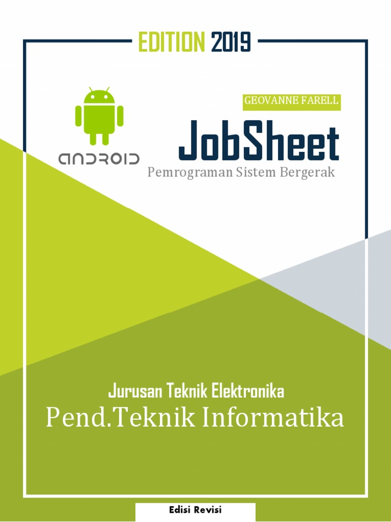 Jobsheet Pemrograman Sistem Bergerak | PDF