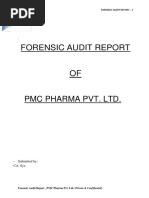 Forensic Audit Report | PDF | Financial Audit | Fraud