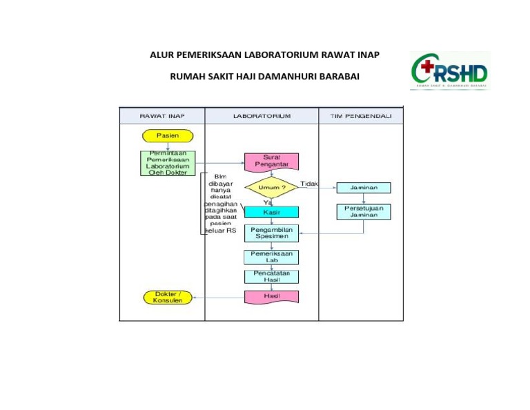 Alur Pemeriksaan Laboratorium Rawat Inap | PDF