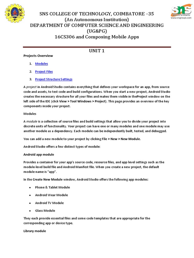 8.traversing Android App Project Structure | PDF | Android (Operating System) | Mobile App