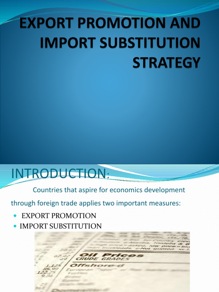 Export Promotion | PDF | Exports | Trade