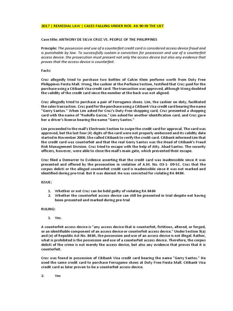 Case Digests Compilation | PDF | Burden Of Proof (Law) | Reasonable Doubt