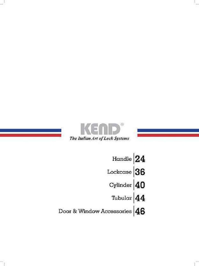 Catalogue Kend | PDF