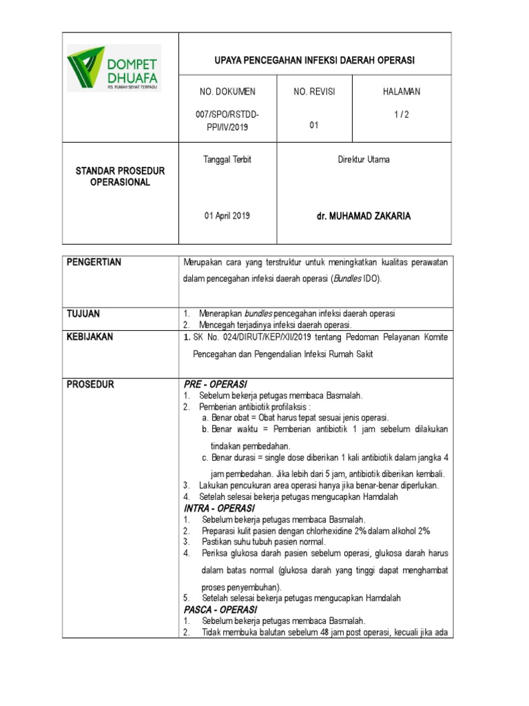 Ppi-Spo Upaya Pencegahan Ido | PDF