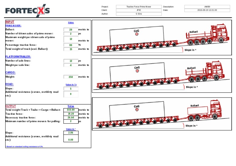 Tractive Force Prime Mover | PDF