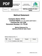 1.method Statement - INSTALLATION OF GRP WATER TANKS | PDF | Personal ...