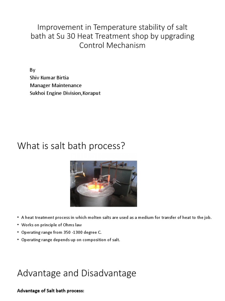 Salt Bath Process | PDF