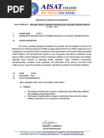 NSTP 2 CWTS Final Course Syllabus For AY 2023 2024. 1 2 | PDF | First ...