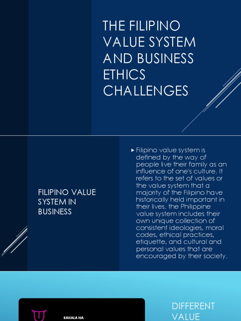 The Filipino Value System and Business Ethics Challenges | Download ...