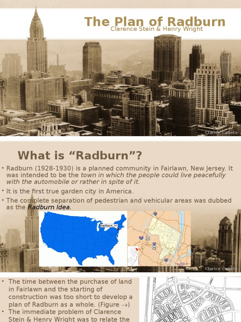 The Radburn Plan 2016 | PDF | Land Transport | Land Management