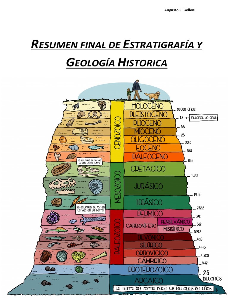 Estratigrafía y geología histórica: resumen final | PDF | Formación ...