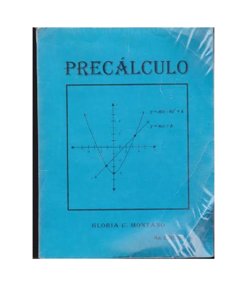Precalculo - Gloria Montano PDF | PDF