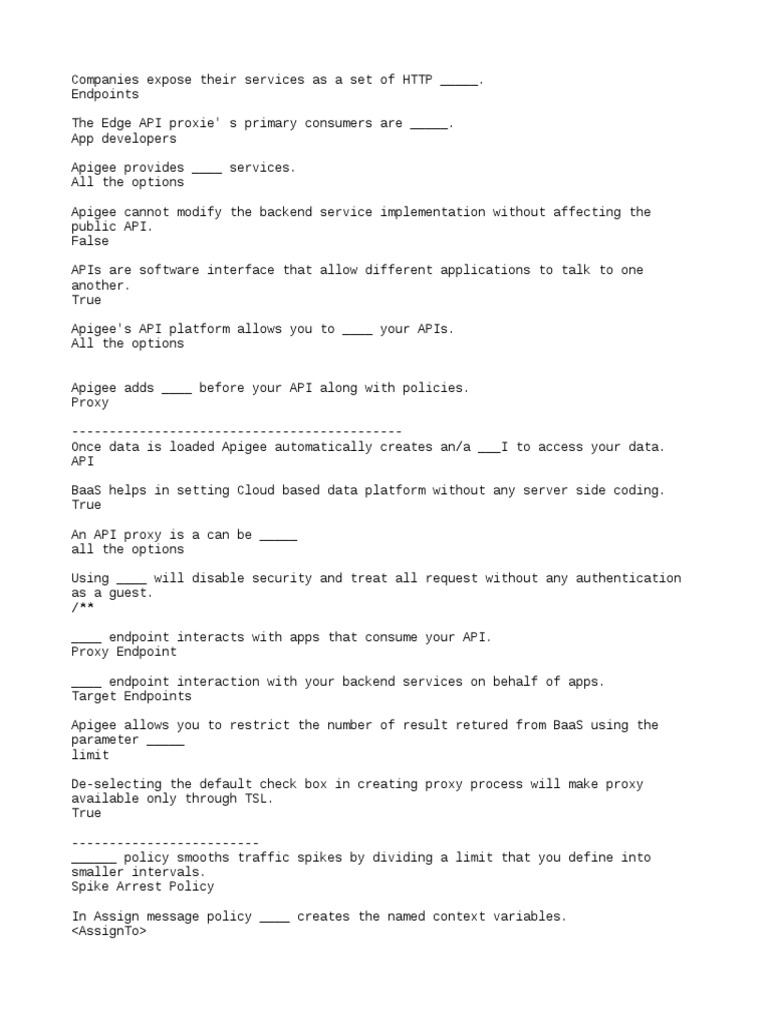 Apigee Api | PDF | Application Programming Interface | Proxy Server
