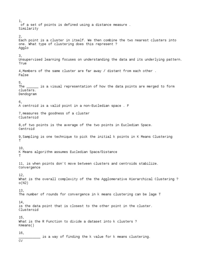 Clustering | PDF | Cluster Analysis | Machine Learning