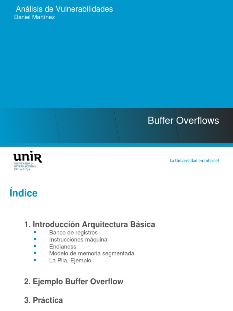 Buffer OverFlow | PDF | Puntero (Programación de computadora) | Gestión de datos