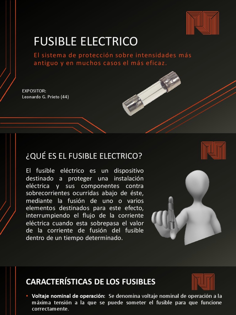 Guía Completa sobre Fusibles Eléctricos | PDF | Fusible (Eléctrico ...