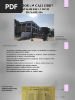 Auditorium Case Study | PDF | Architectural Design | Architecture