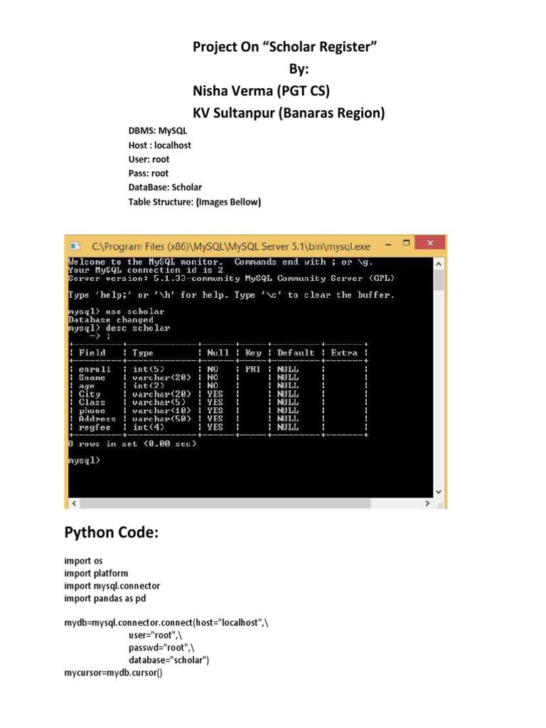 Scholar Register by Nisha Verma | PDF | Data Management Software ...