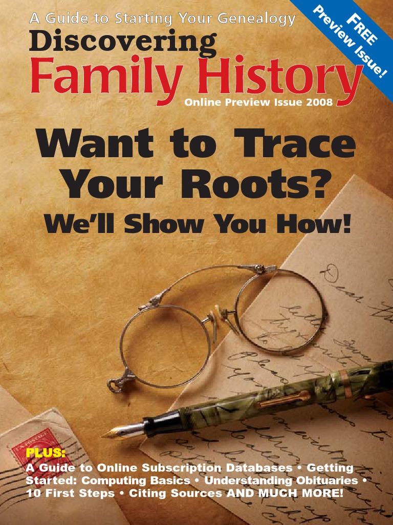 Discovering Family History | PDF | Genealogy | Credit Card
