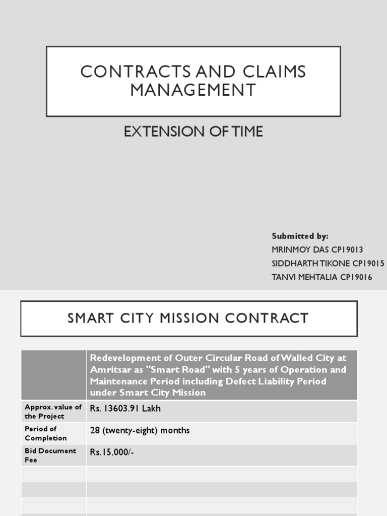 Extension of Time Contract Clauses | PDF | General Contractor | Private Law
