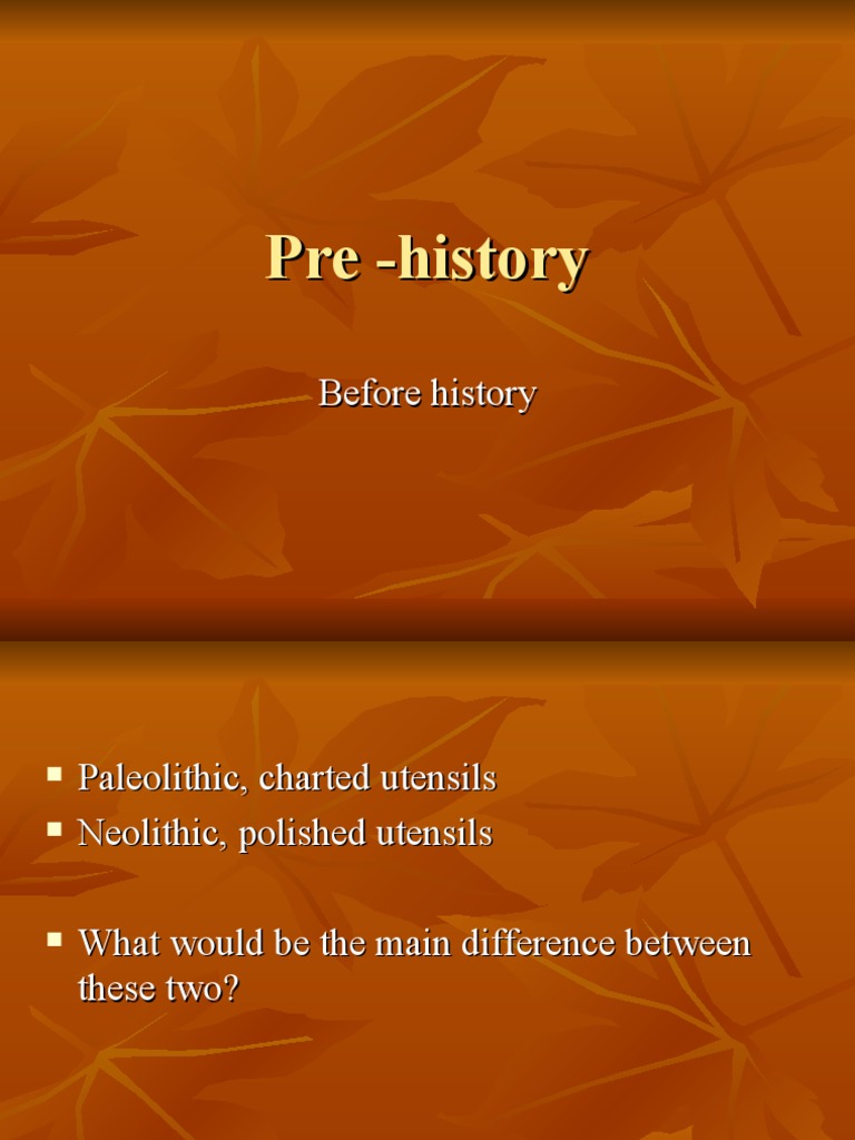 Pre History | PDF | Philosophy | Art