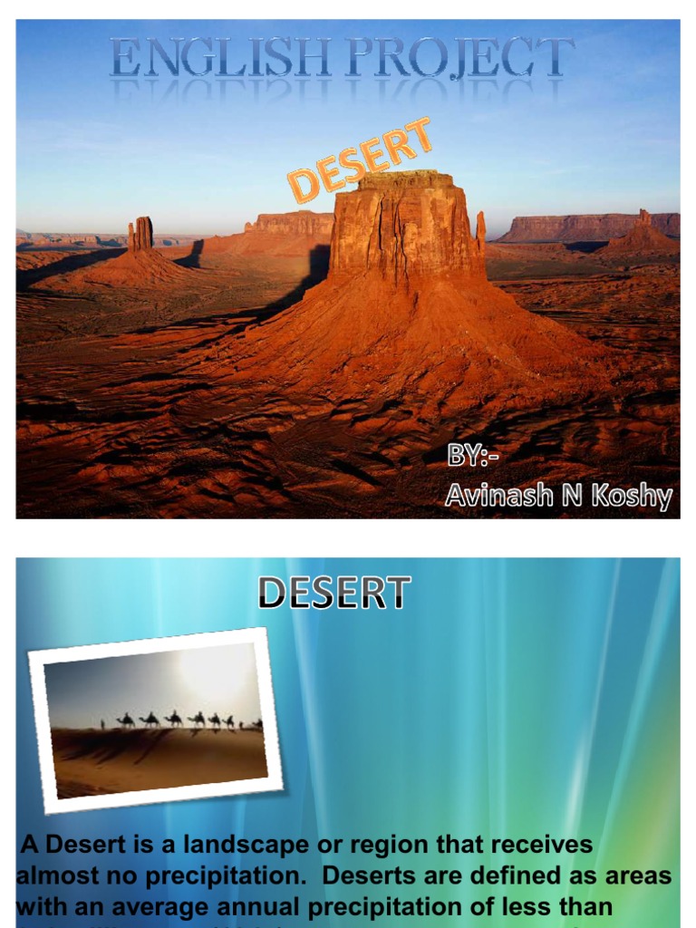 English Project (DESERT) | Desert | Rain