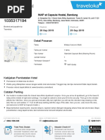 Invoice Hotel Traveloka 4.597.002 | PDF