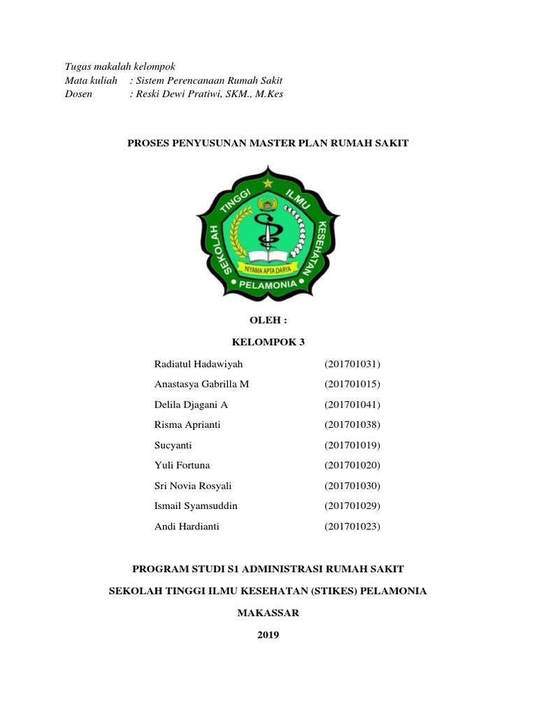 Proses Penyusunan Master Plan | PDF