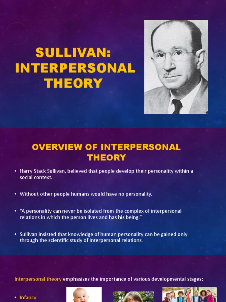 Sullivan | PDF | Interpersonal Relationships | Adolescence