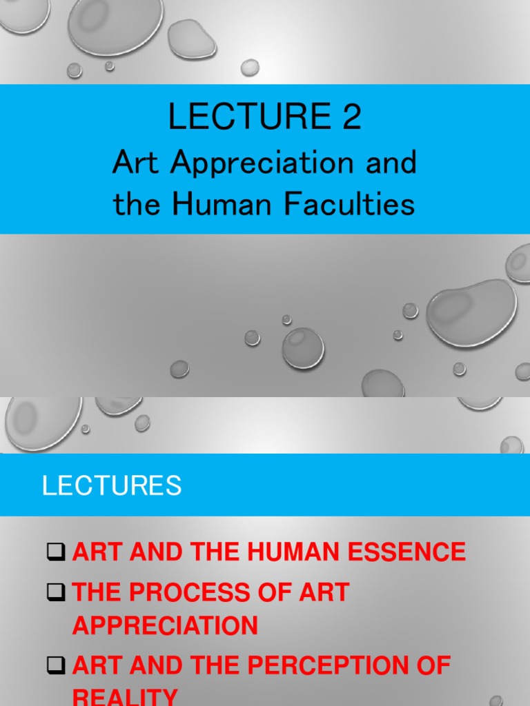 MODULE 2 Art - Human Faculties | PDF | Abstract Art | Perception