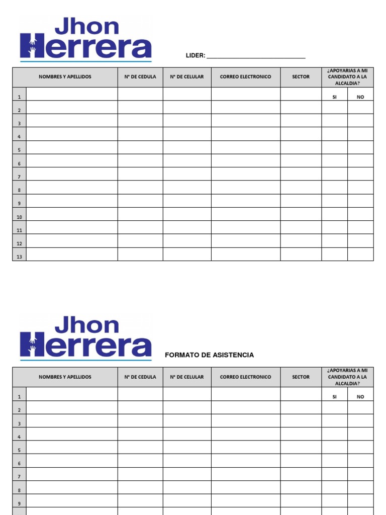 Formato para Base de Datos | PDF