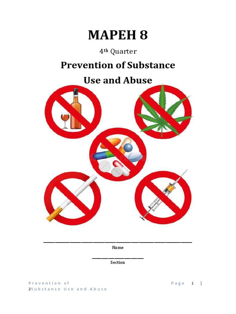 Substance Use Prevention in MAPEH 8 | PDF | Smoking