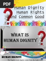 Human Dignity Human Rights and Common Good | PDF | Dignity | Common Good