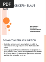 IAASB ISA 570 (Revised 2024), Going Concern Fact Sheet | PDF | Going ...