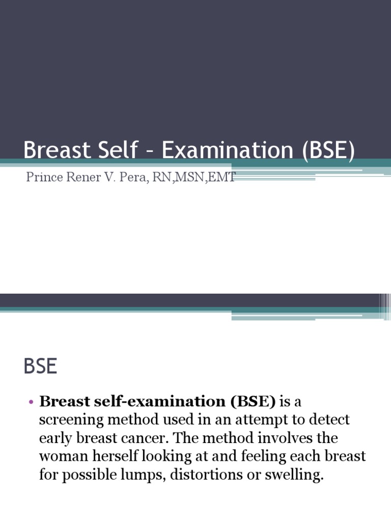 Breast Self-Examination Guide | PDF | Breast Cancer | Breast