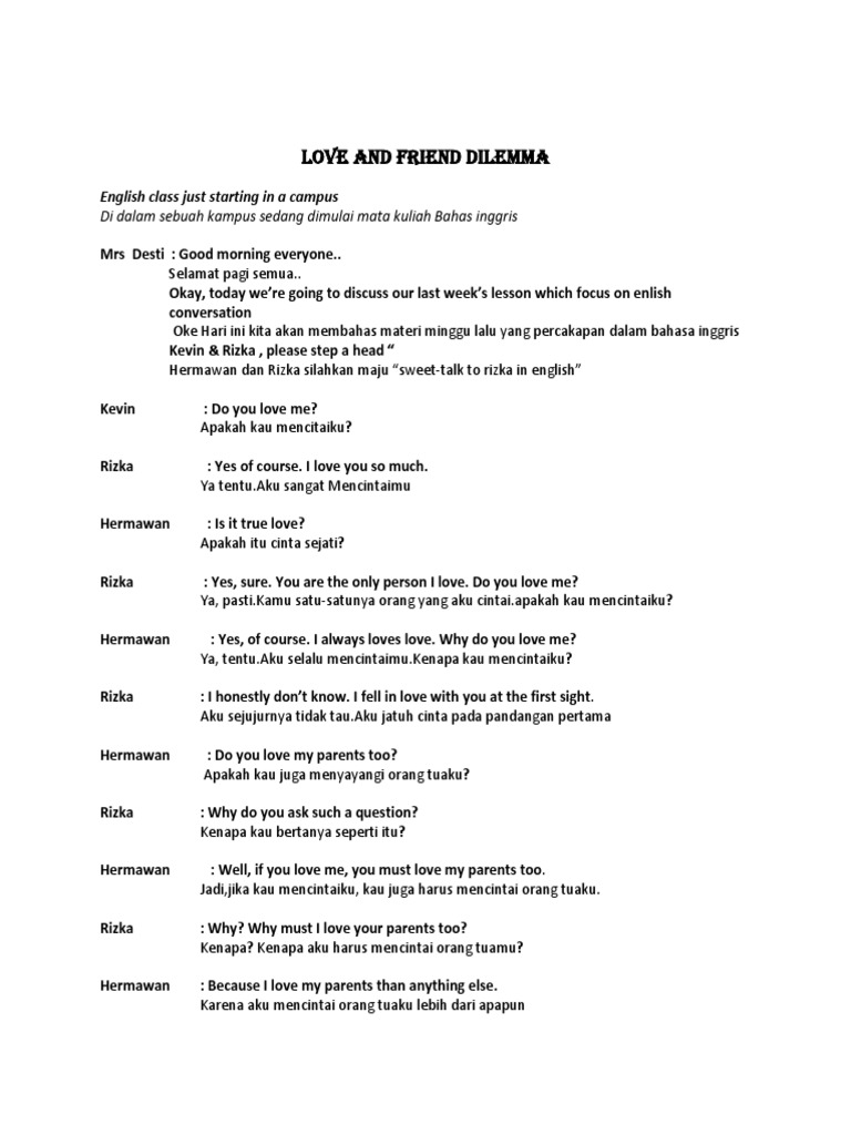 Percakapan Bahasa Inggris | PDF