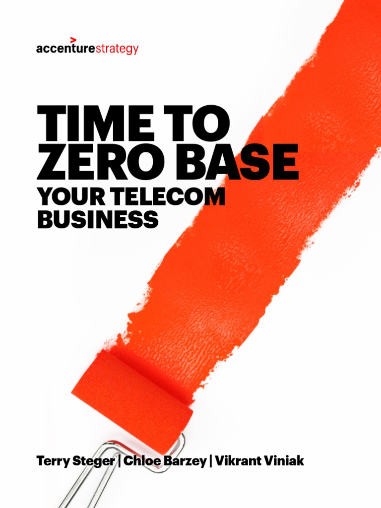 Accenture POV Time To Zero Base Telecom | PDF | Automation | Sales