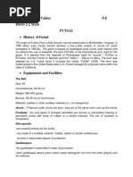 Physical Education Project Class 12 | PDF | Association Football ...