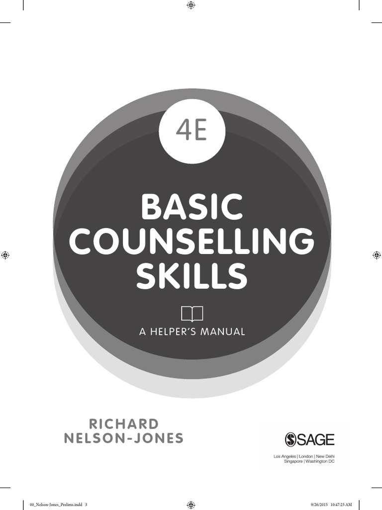 Nelson Jones Basic Counselling Skills | PDF | Psychotherapy | Emotions