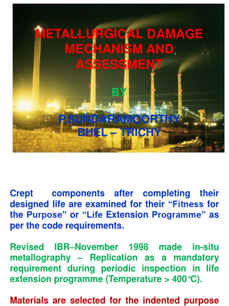 Metallurgical Replication in Creep Assessment | PDF | Alloy | Pipe ...