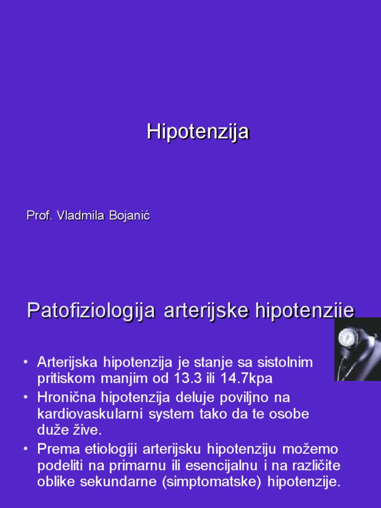Hipotenzija | PDF